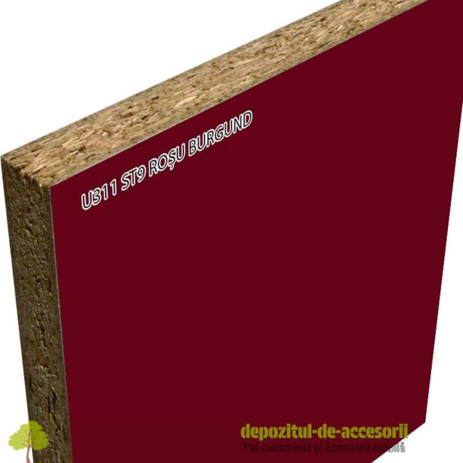 PAL Melaminat Roșu burgund U311-ST9 Egger